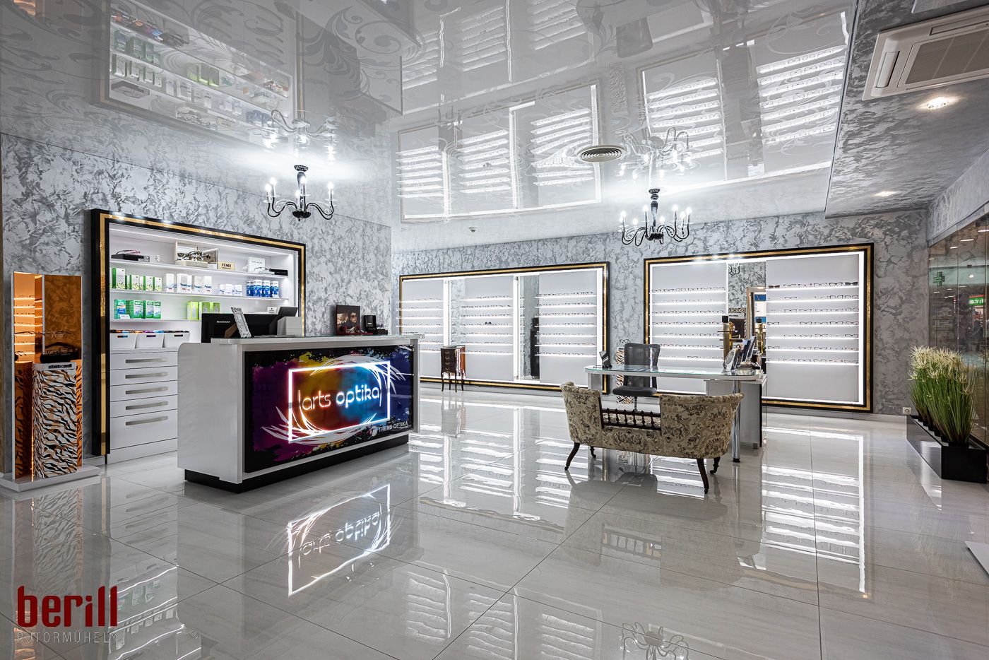 Egyedi üzletberendezés tervezése és gyártása - Berill Bútorműhely, Eger ...